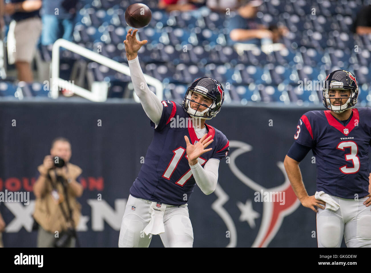 Houston, Texas, USA. 20th Aug, 2016. Houston Texans quarterback Brock ...