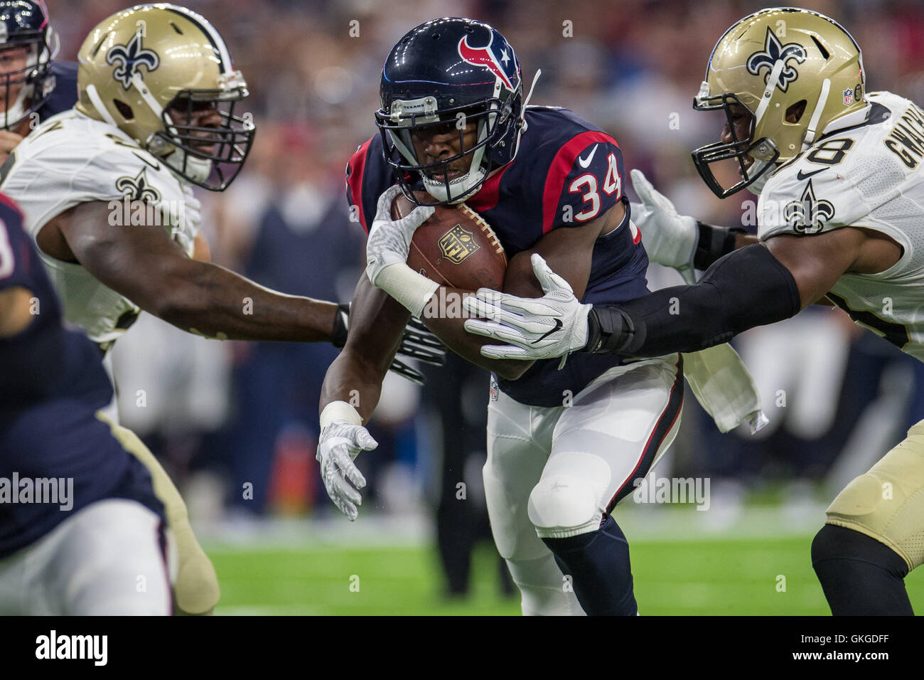 Houston, Texas, USA. 20th Aug, 2016. Houston Texans running back Tyler ...
