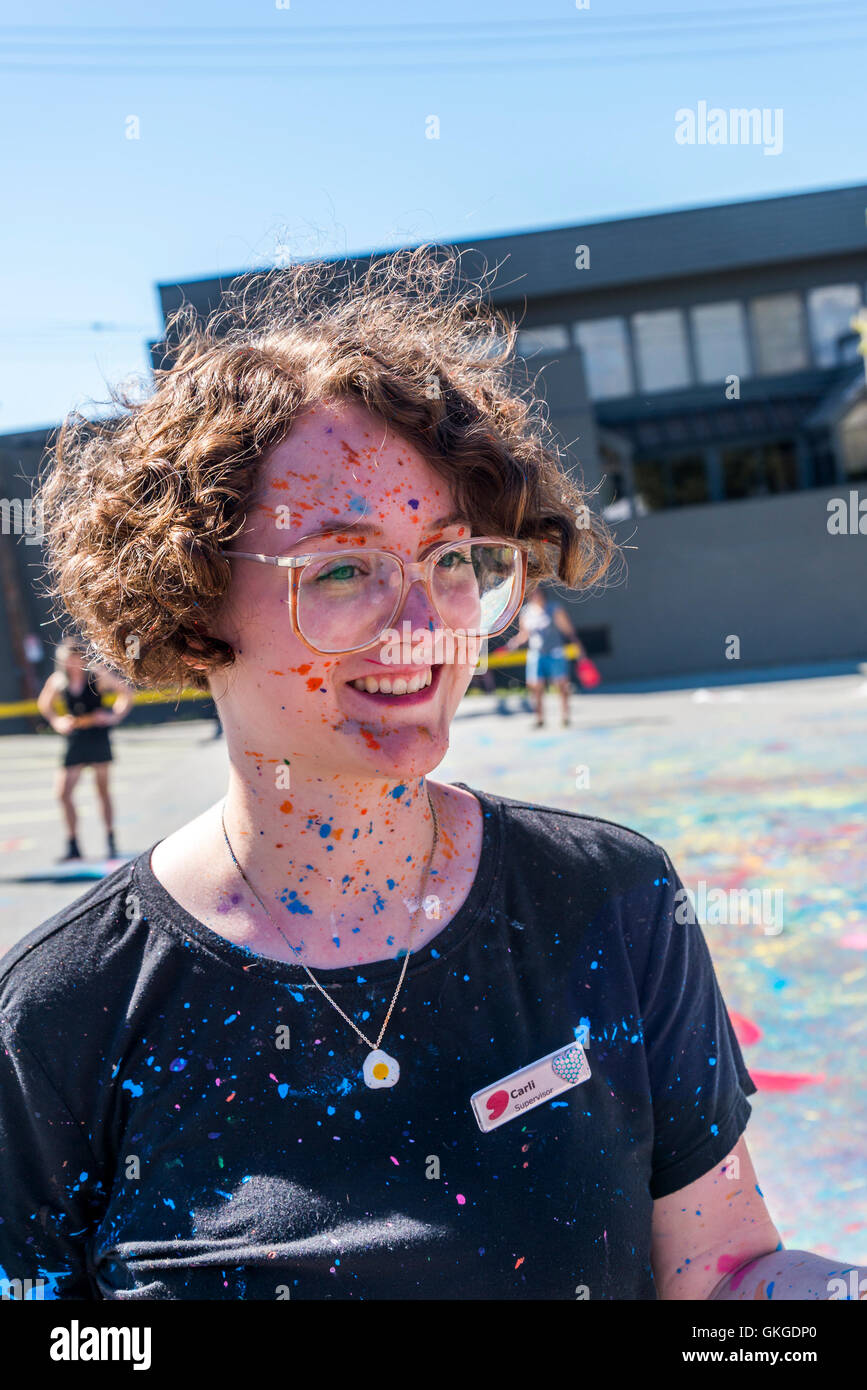 Splattered face hi-res stock photography and images - Alamy
