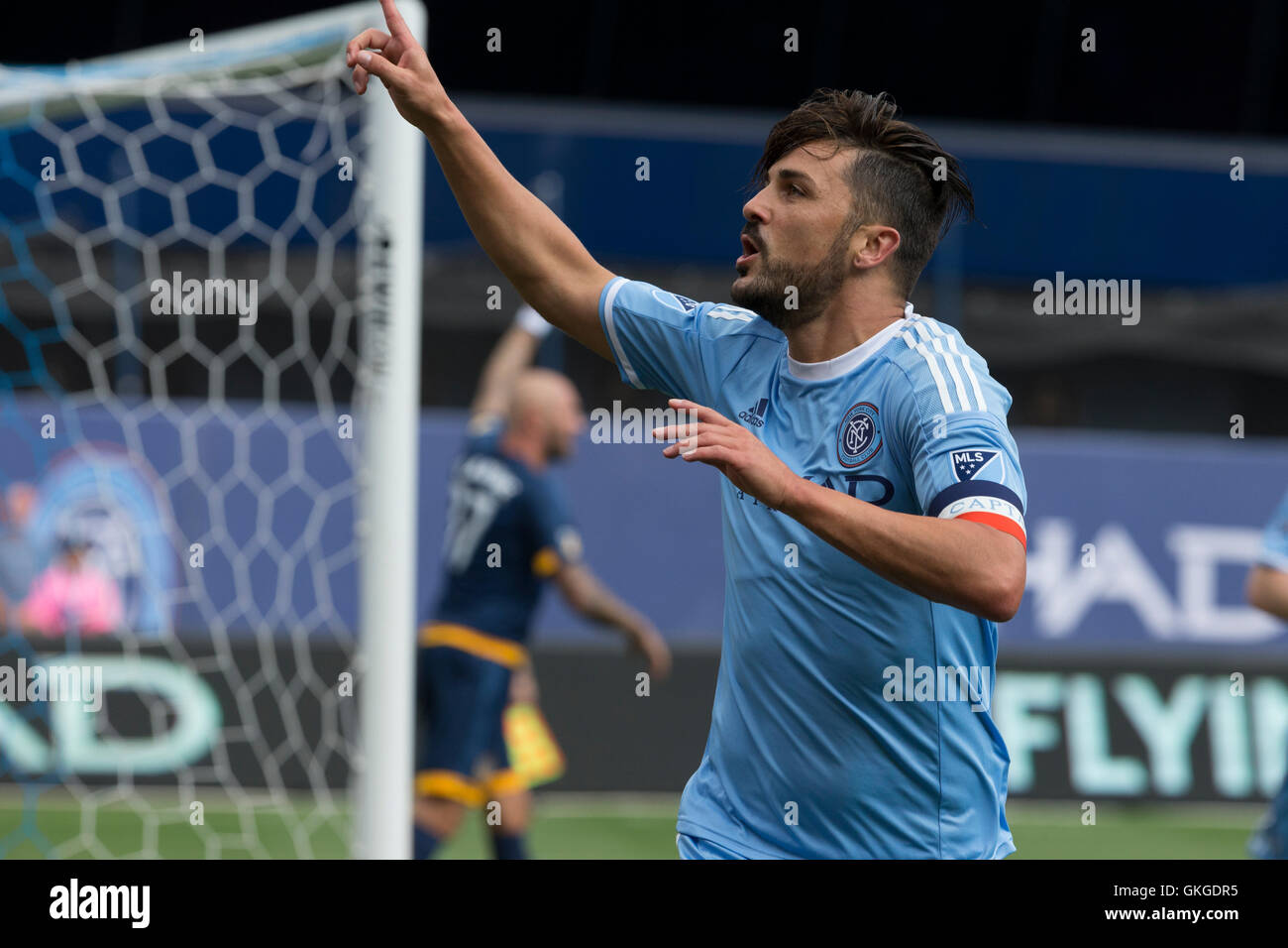 New York, NY USA - August 20, 2016: David Villa (7) of NYC FC ...