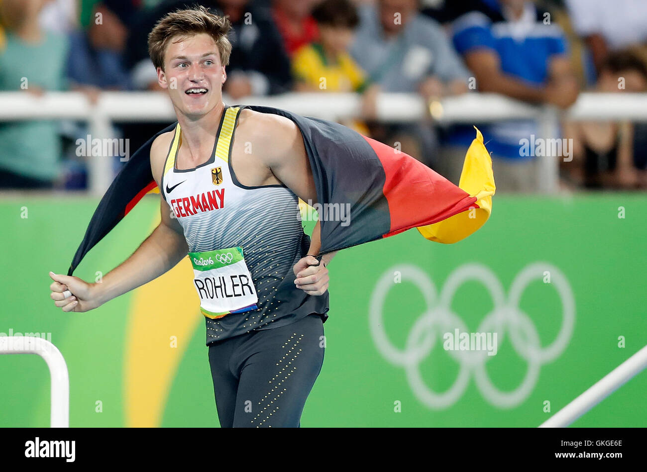 Olympic gold medal javelin throw hi-res stock photography and images ...
