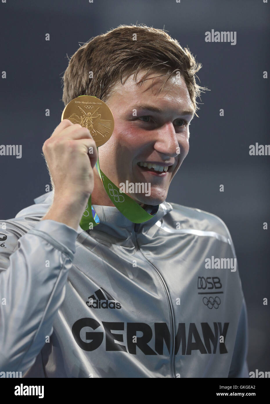 Rio De Janeiro, Brazil. 20th Aug, 2016. Gold medalist Germany's Thomas ...