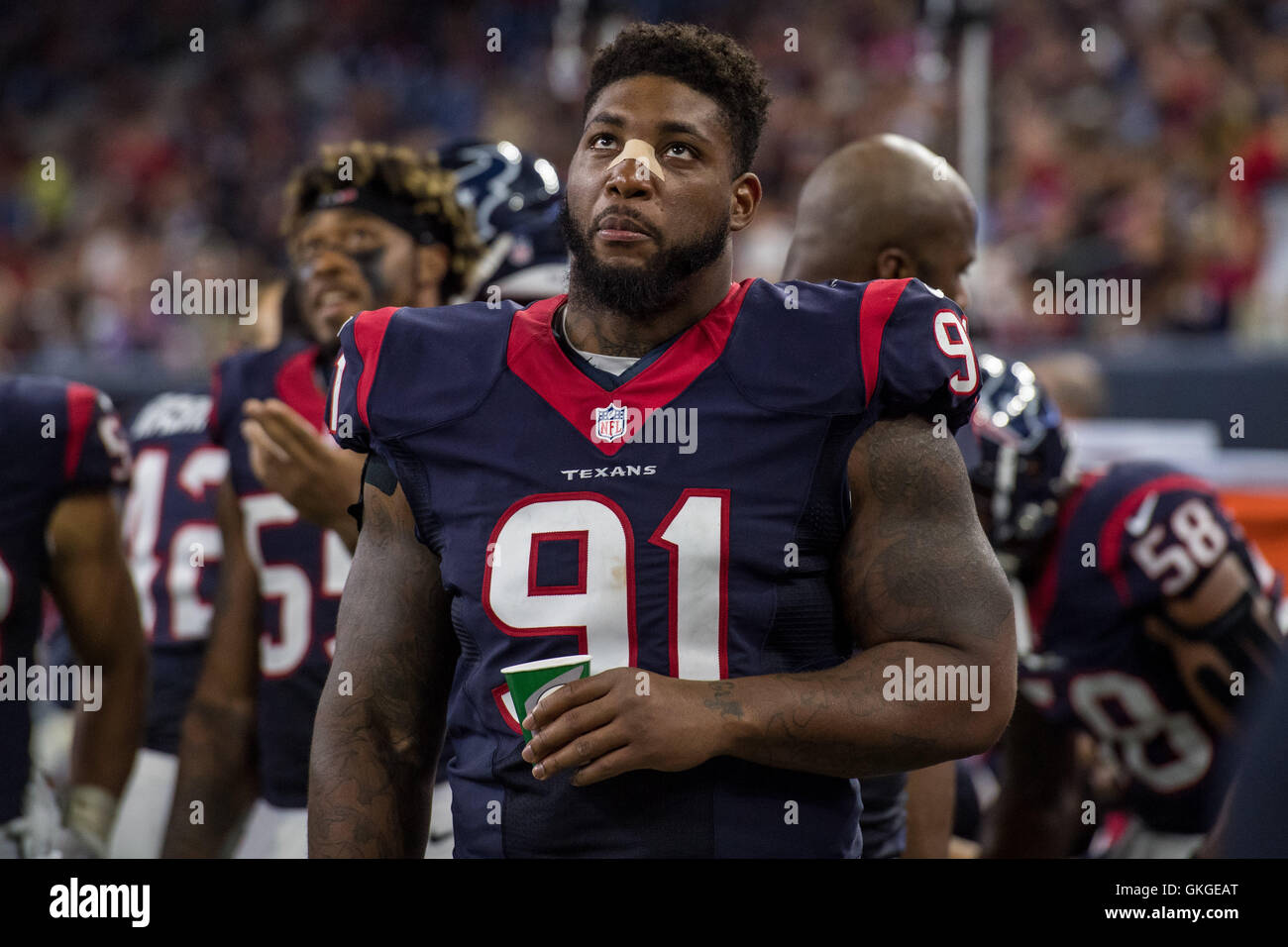 Houston, Texas, USA. 20th Aug, 2016. Houston Texans defensive tackle ...