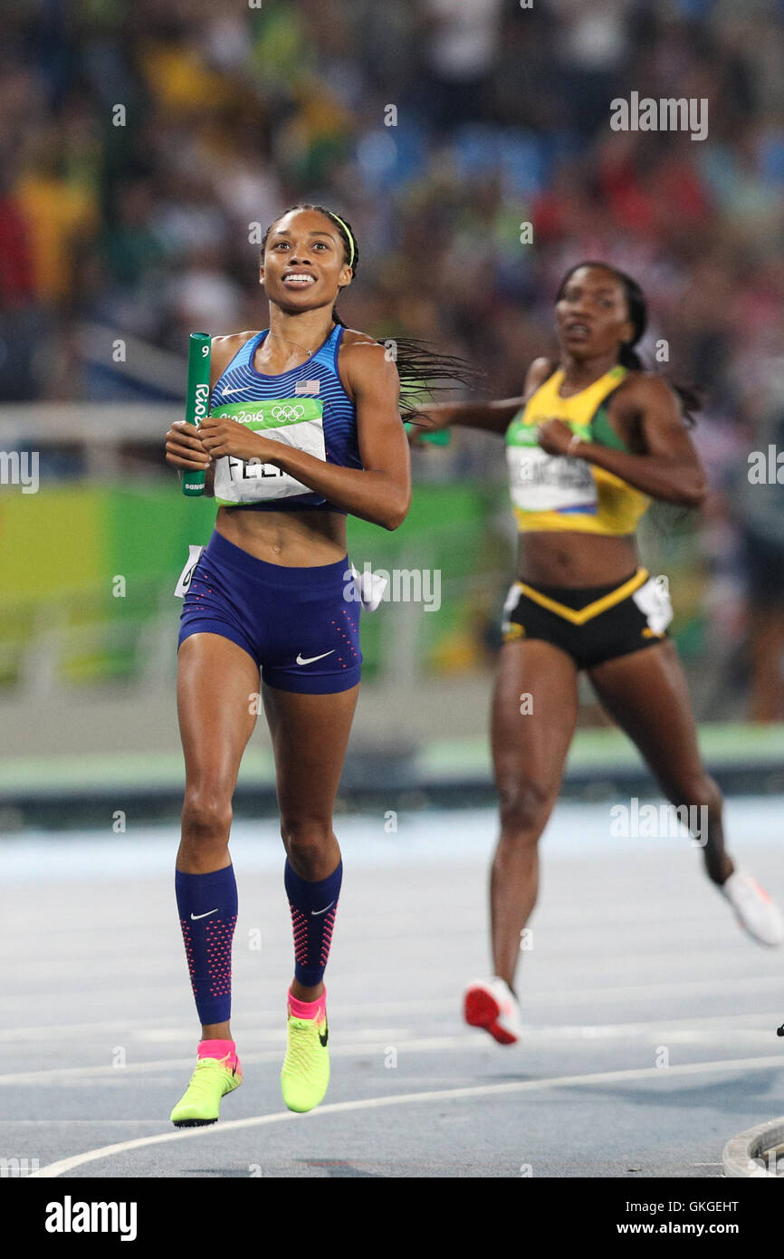 Allyson felix 2016 relay hi-res stock photography and images - Alamy