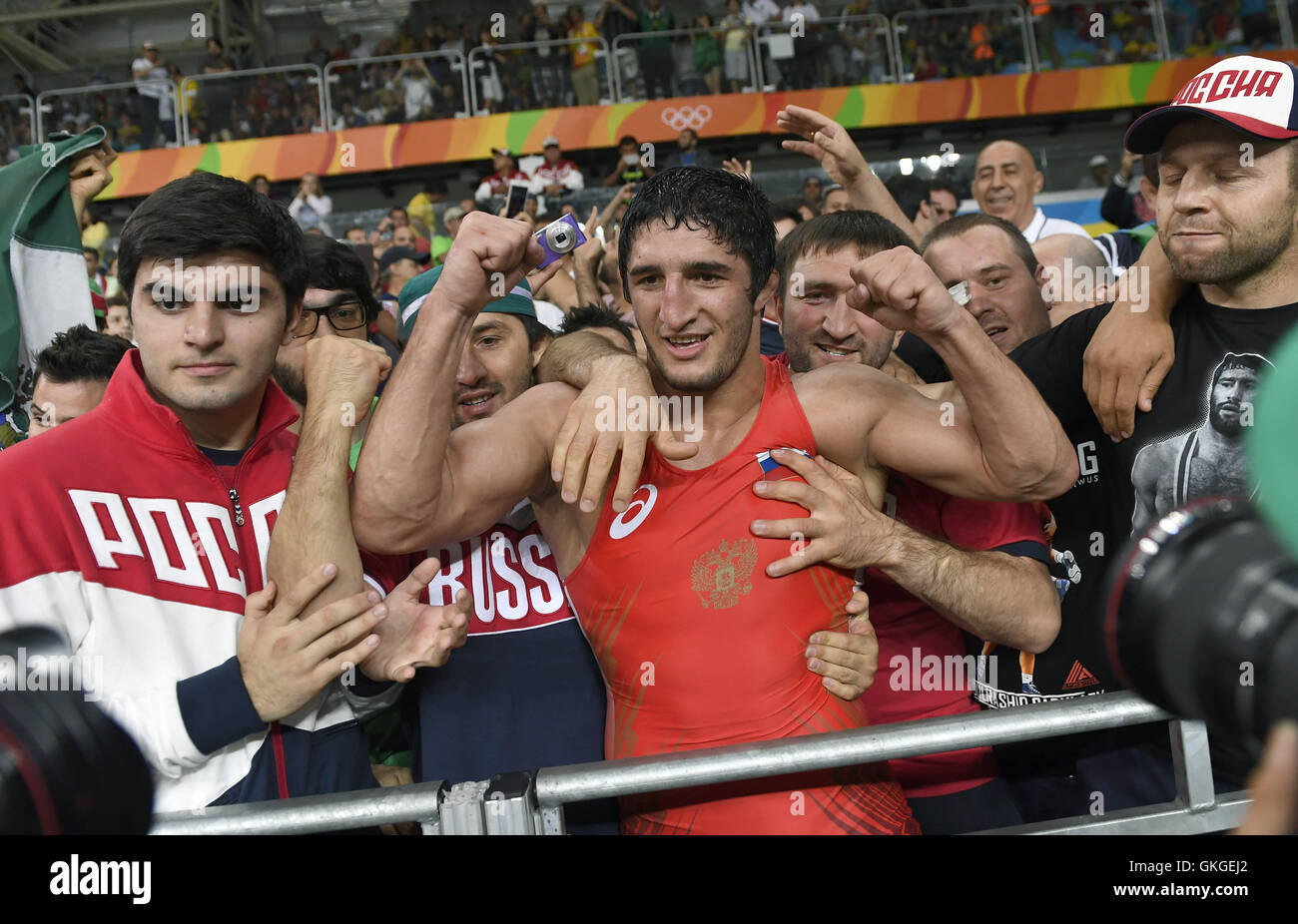 Rio De Janeiro, Brazil. 20th Aug, 2016. Gold medalist Russia's ...