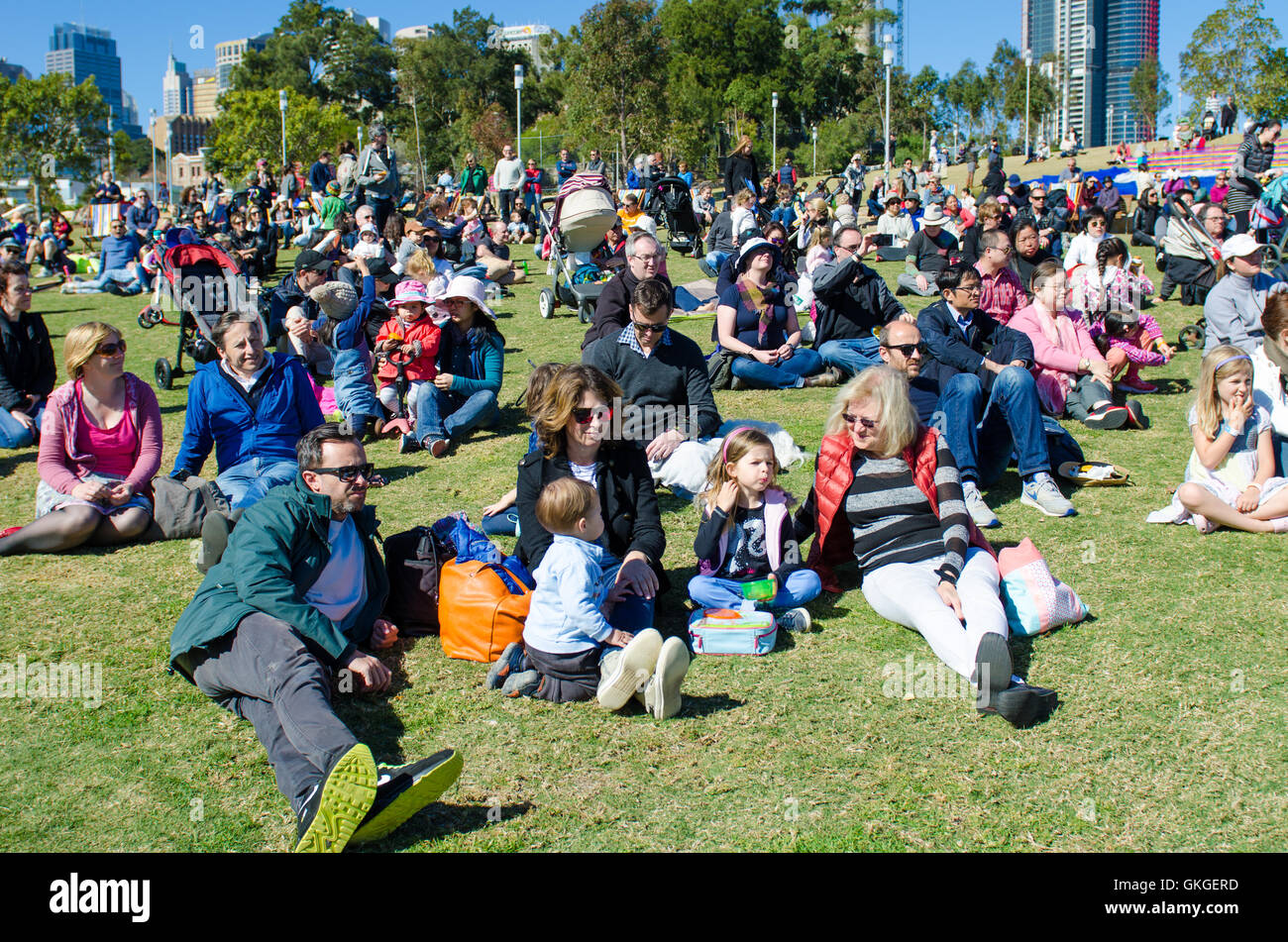Sydney, Australia. 21st Aug, 2016. Barangaroo Reserve enjoys it's first ...