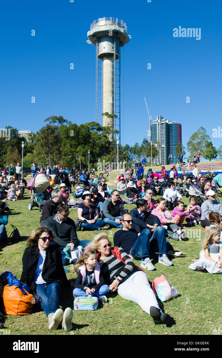 Sydney, Australia. 21st Aug, 2016. Barangaroo Reserve enjoys it's first ...