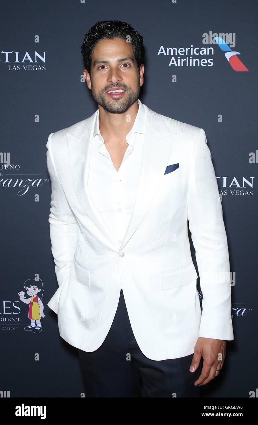Las Vegas, NV, USA. 20th Aug, 2016. Adam Rodriguez at arrivals for All ...