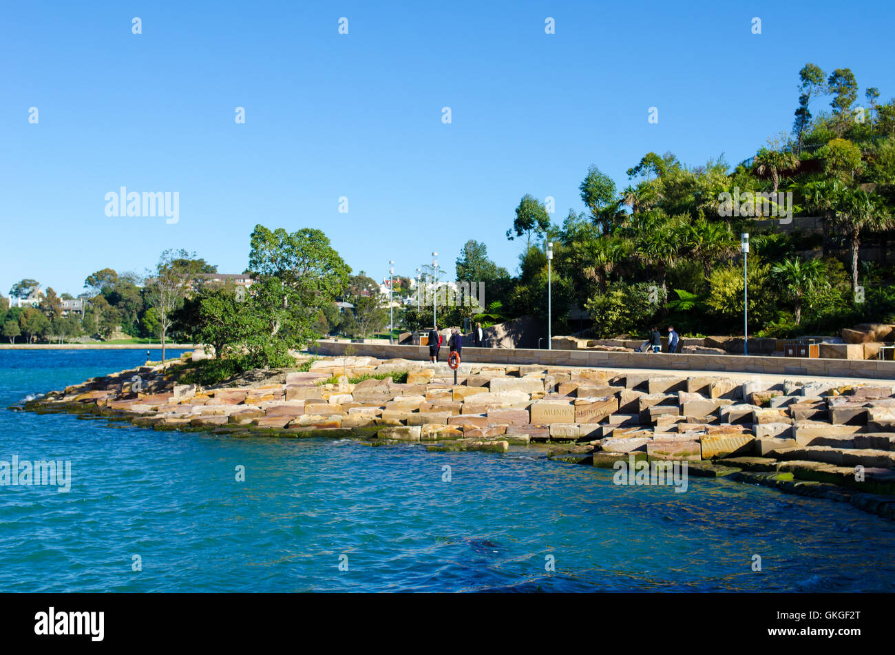 Sydney, Australia. 21st Aug, 2016. Barangaroo Reserve enjoys it's first ...