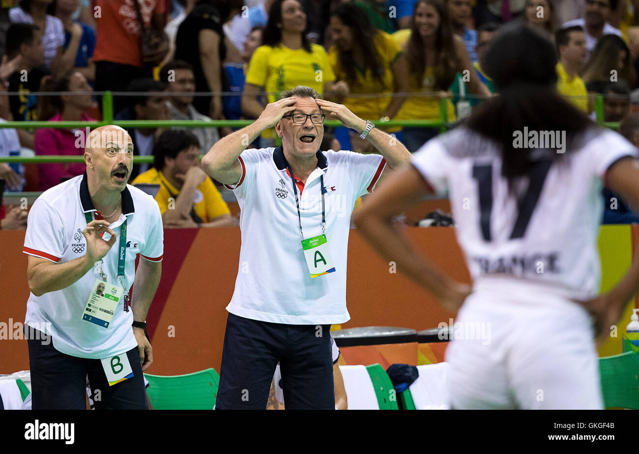 Rio De Janerio, RJ, Brazil. 20th Aug, 2016. OLYMPICS HANDBALL: Coach ...