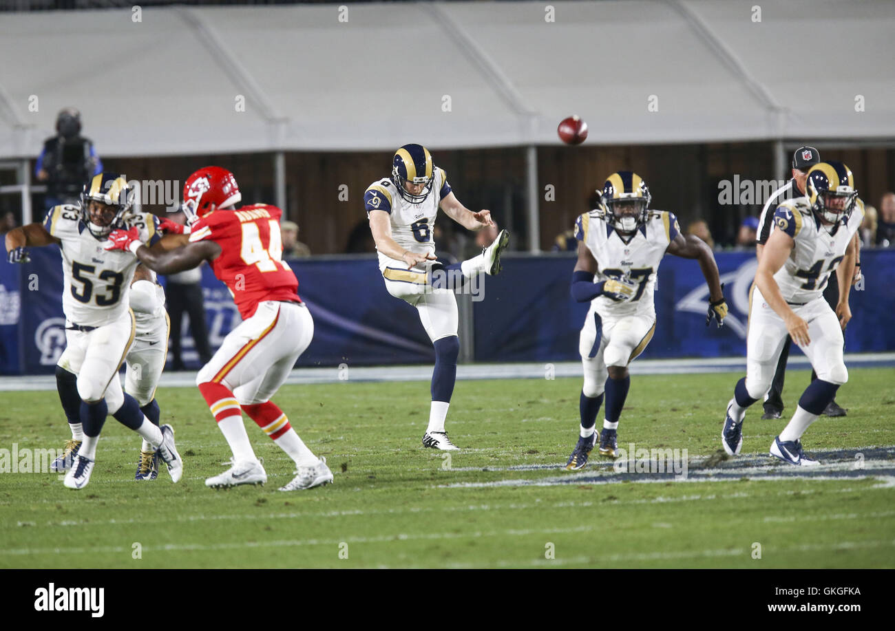 Los Angeles, California, USA. 20th Aug, 2016. Los Angeles Rams Johnny ...