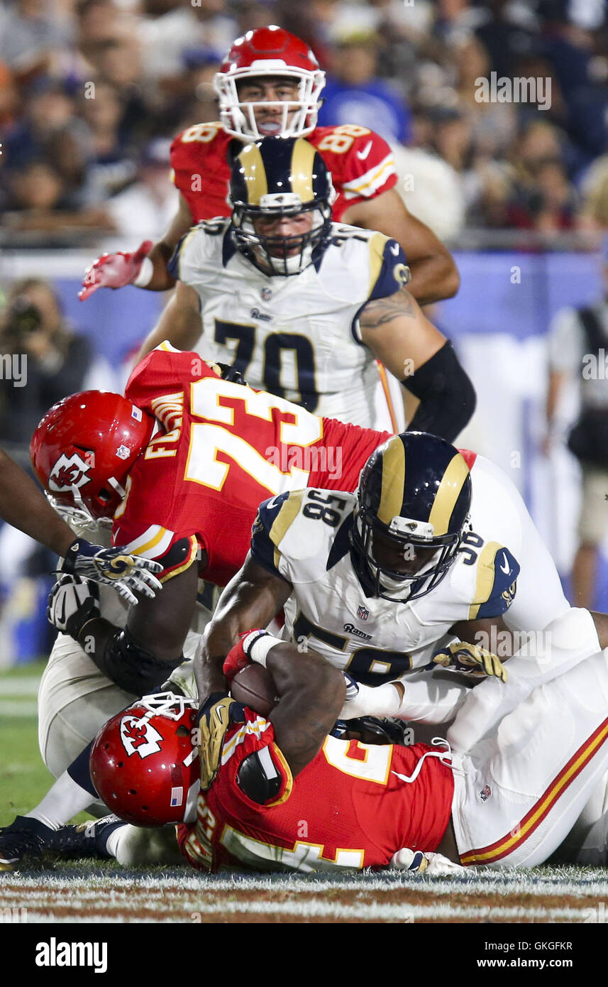 Los Angeles, California, USA. 20th Aug, 2016. Kansas City Chiefs Darrin ...