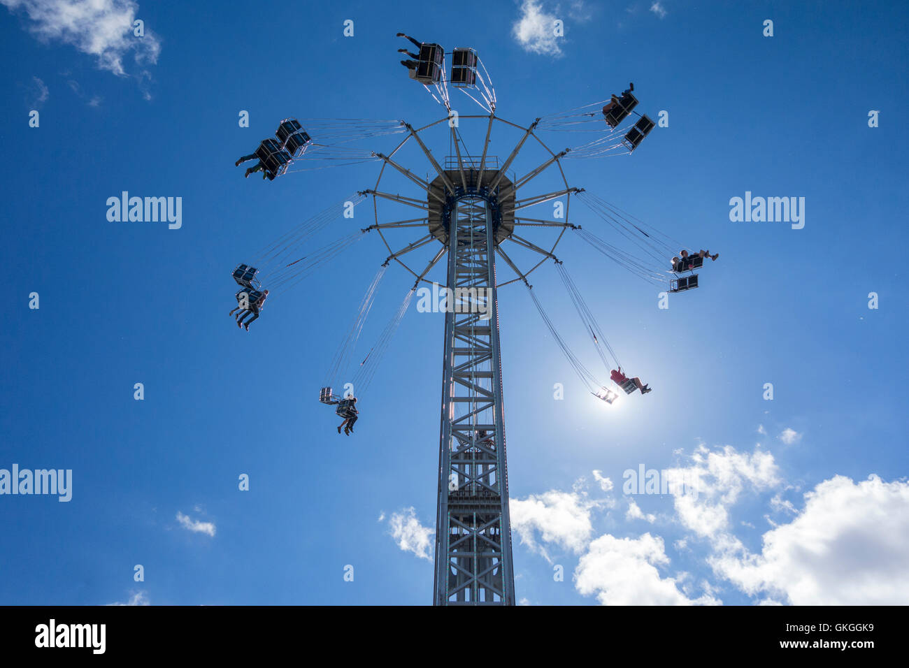 Starflyer fairground ride hi-res stock photography and images - Alamy