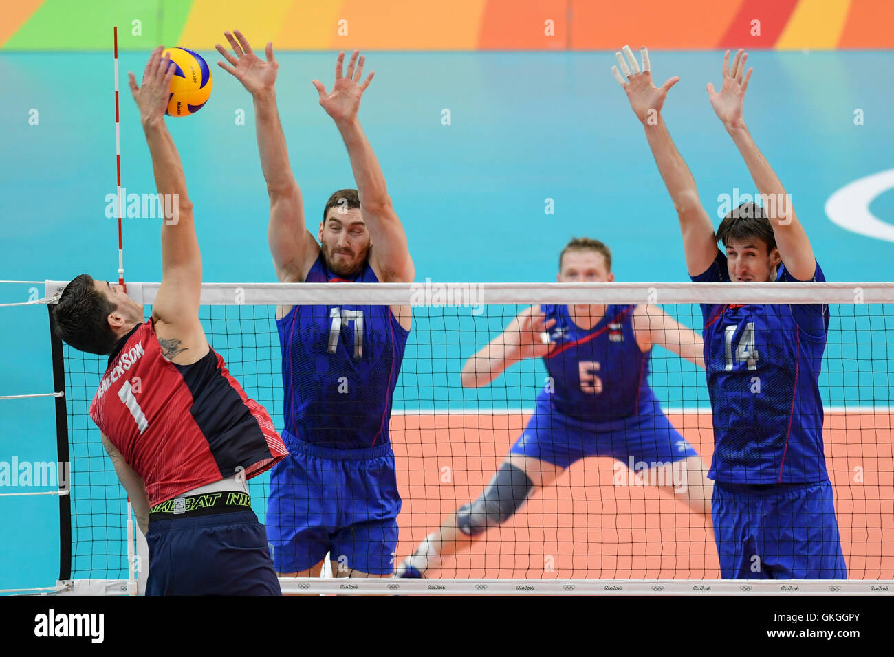 Rio De Janeiro, Brazil. 21st Aug, 2016. Anderson (USA) and Maxim ...