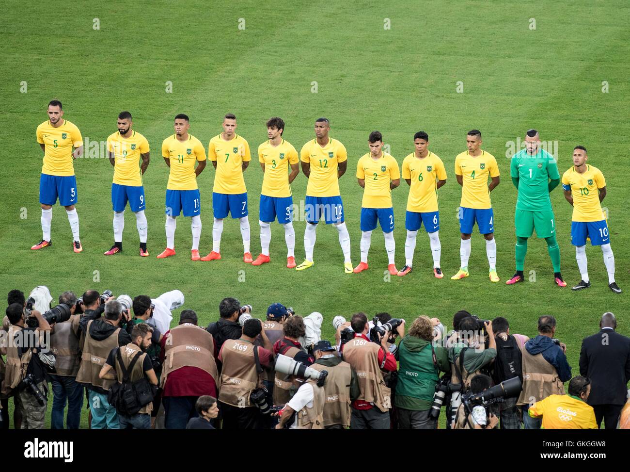 Brazil team group line up bra hi-res stock photography and images - Alamy