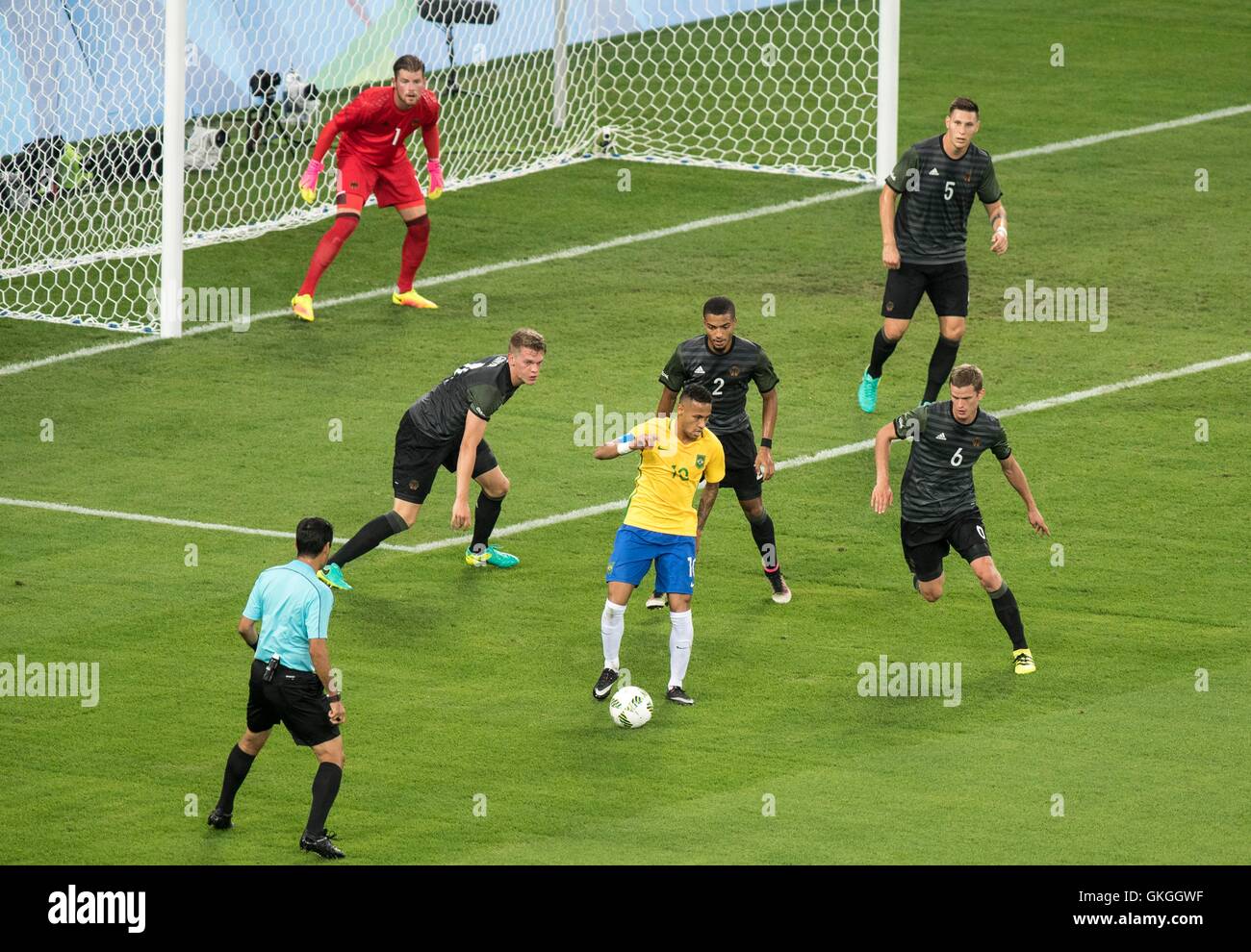 Rio de Janeiro, Brazil. 20th Aug, 2016. Neymar (BRA) Football/Soccer ...