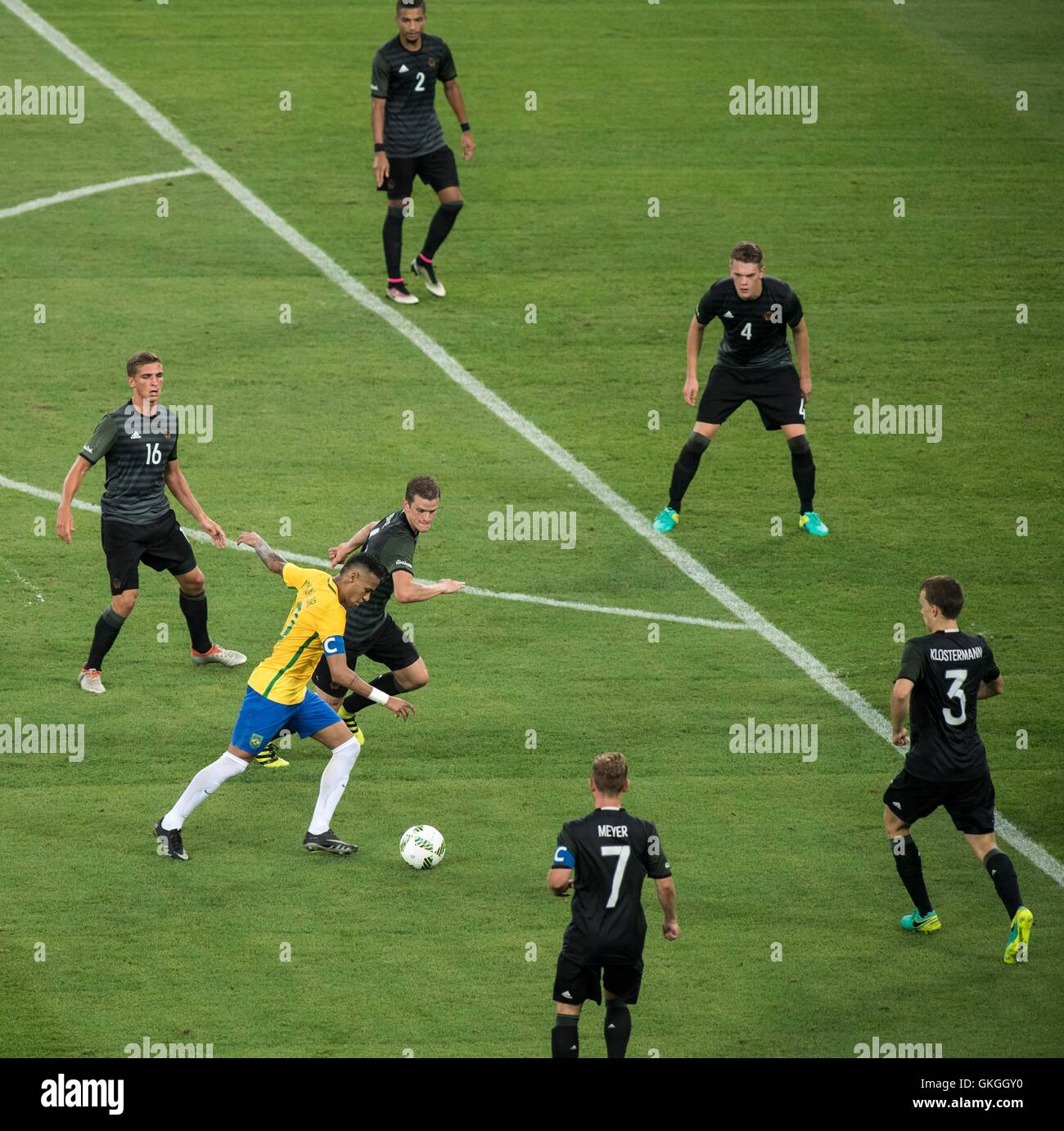 Rio de Janeiro, Brazil. 20th Aug, 2016. Neymar (BRA) Football/Soccer ...