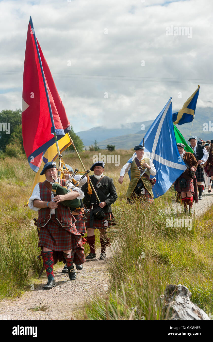 Jacobite march at High bridge celebrating the area where the first ...