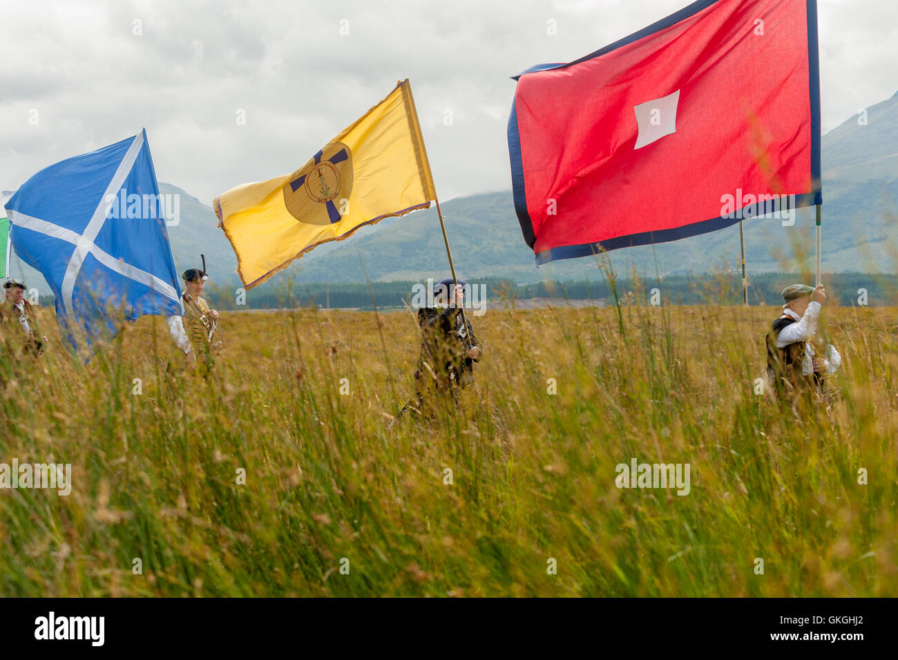 Jacobite flag hi-res stock photography and images - Alamy