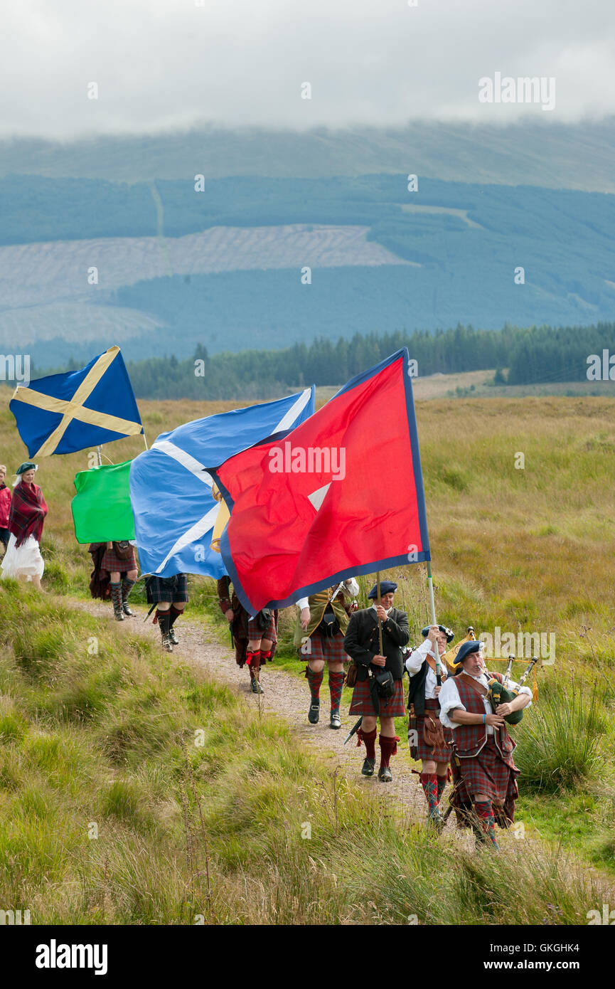 Jacobite march at High bridge celebrating the area where the first ...