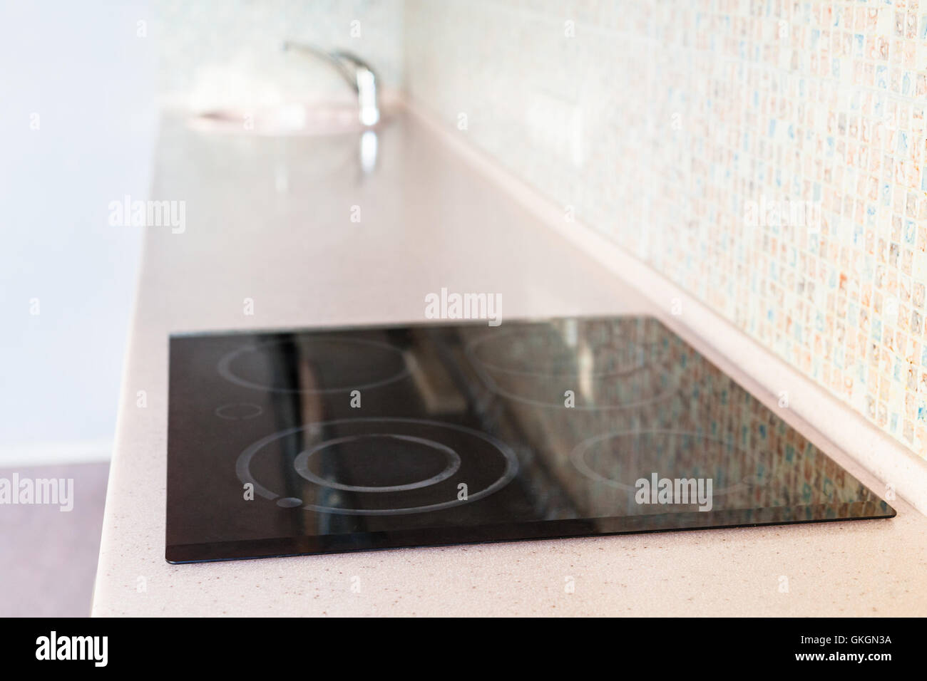 installing new tabletop on kitchen - new tabletop from artificial stone ...