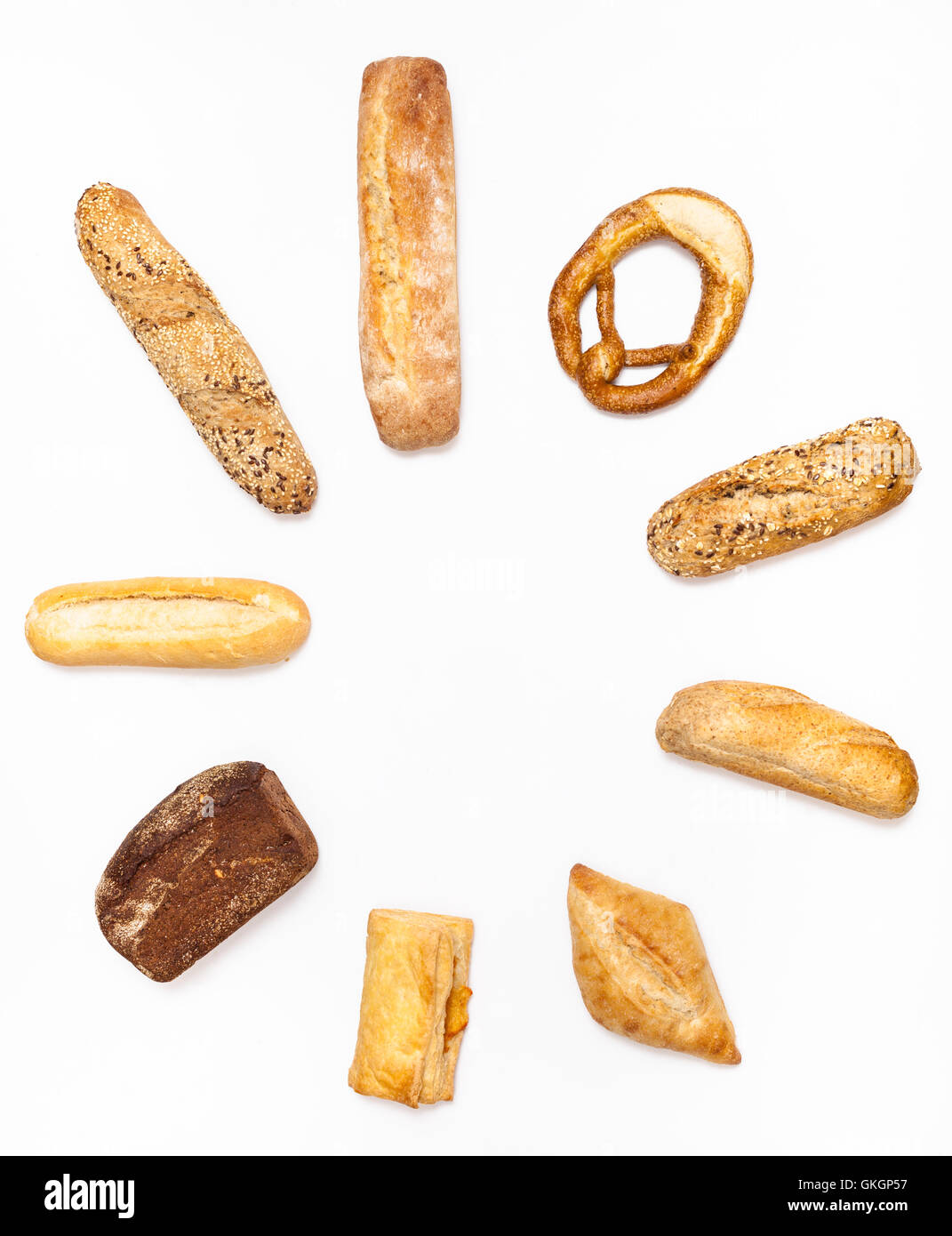 From above round loaf hi-res stock photography and images - Alamy