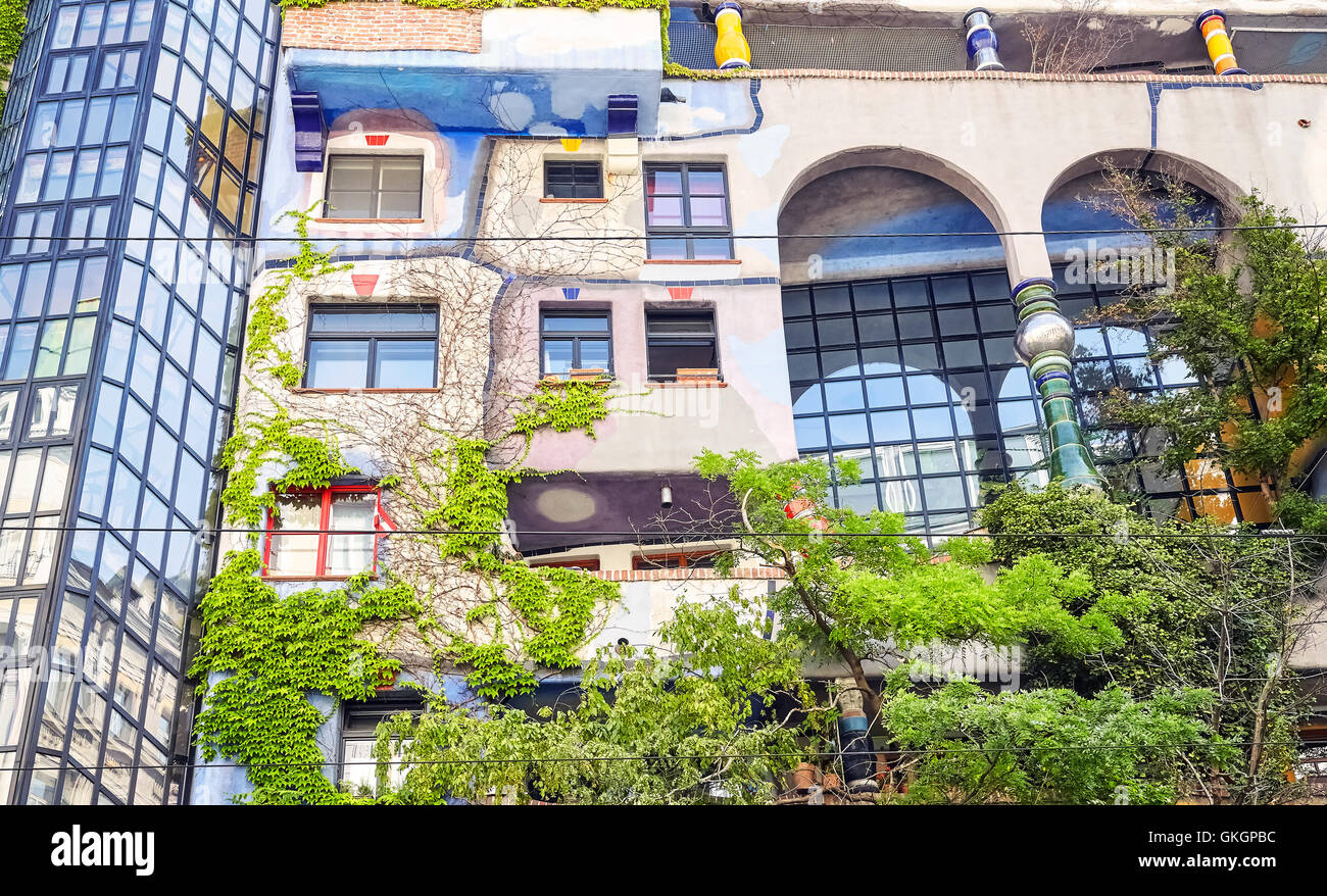 Hundertwasser building hi-res stock photography and images - Alamy
