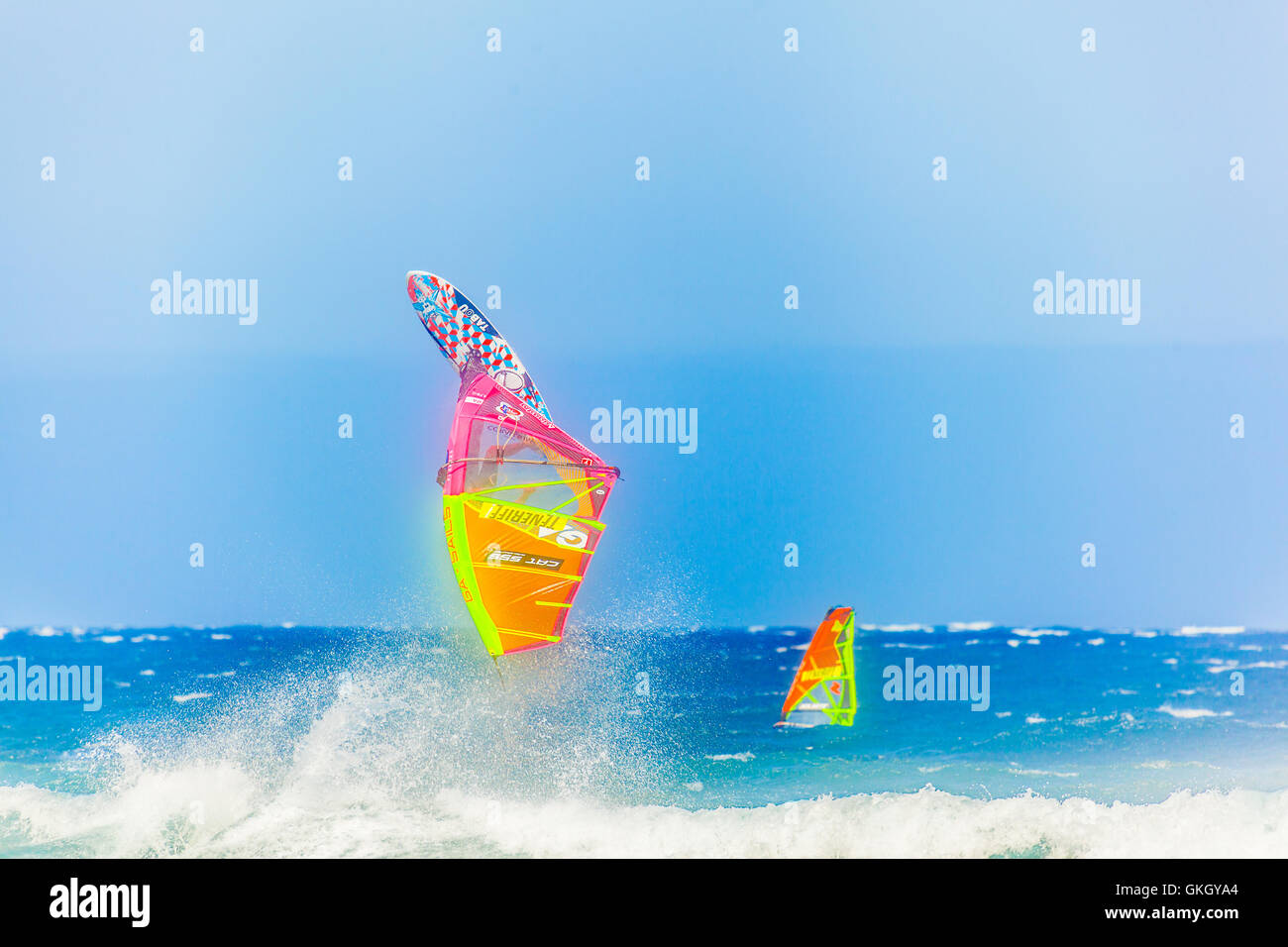 PWA world windsurfing championship Stock Photo - Alamy