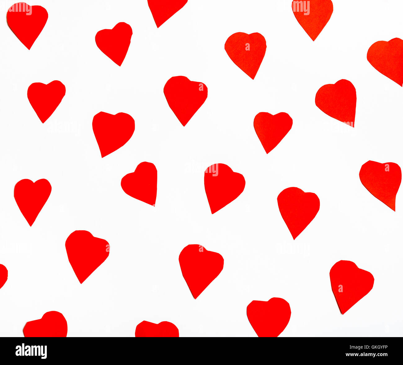 Cutout paper hearts abstract hi-res stock photography and images - Alamy
