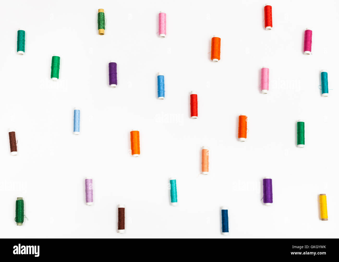 Spool of thread top view hi-res stock photography and images - Alamy