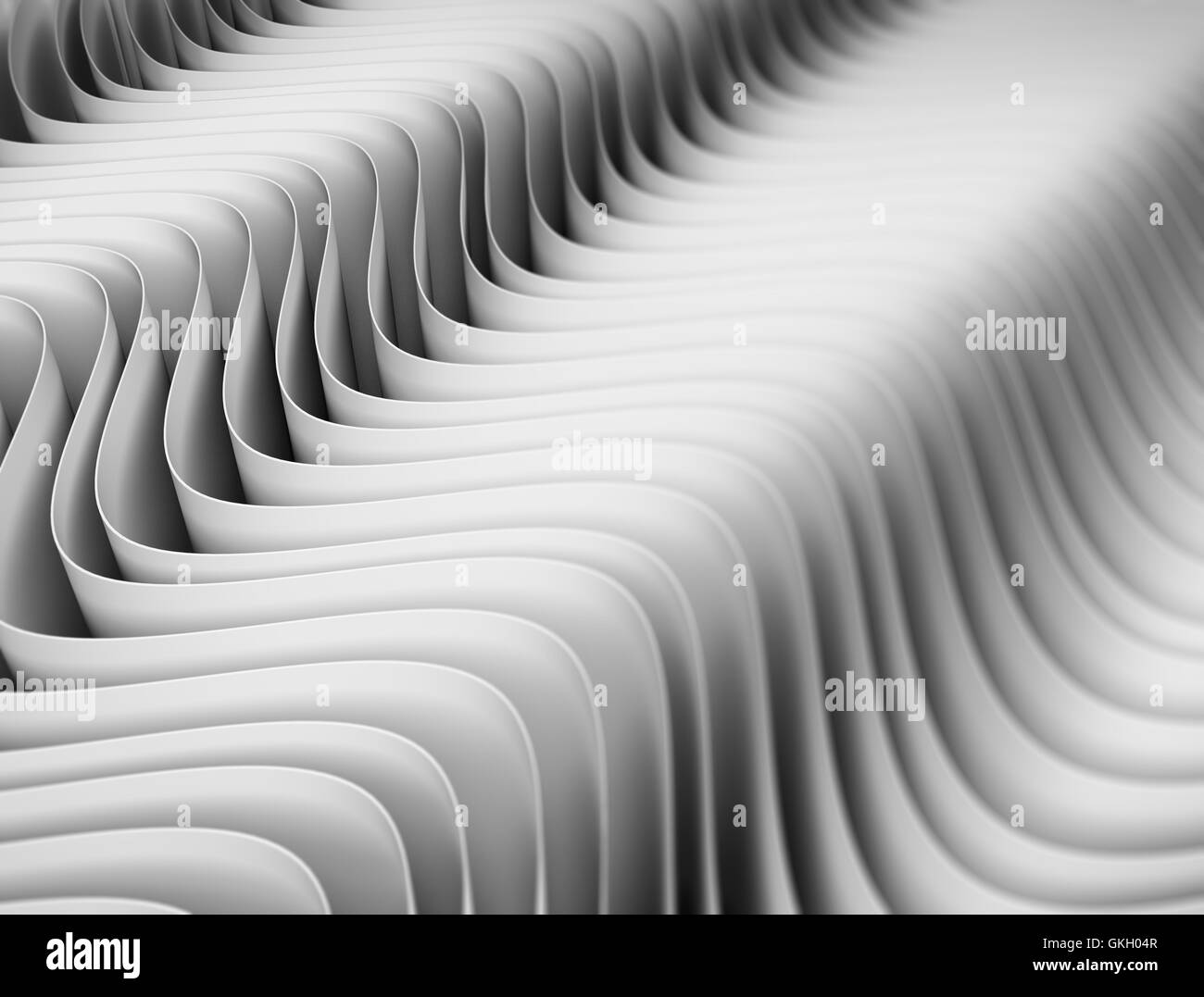 Abstract wave pattern paper overlap Stock Photo - Alamy