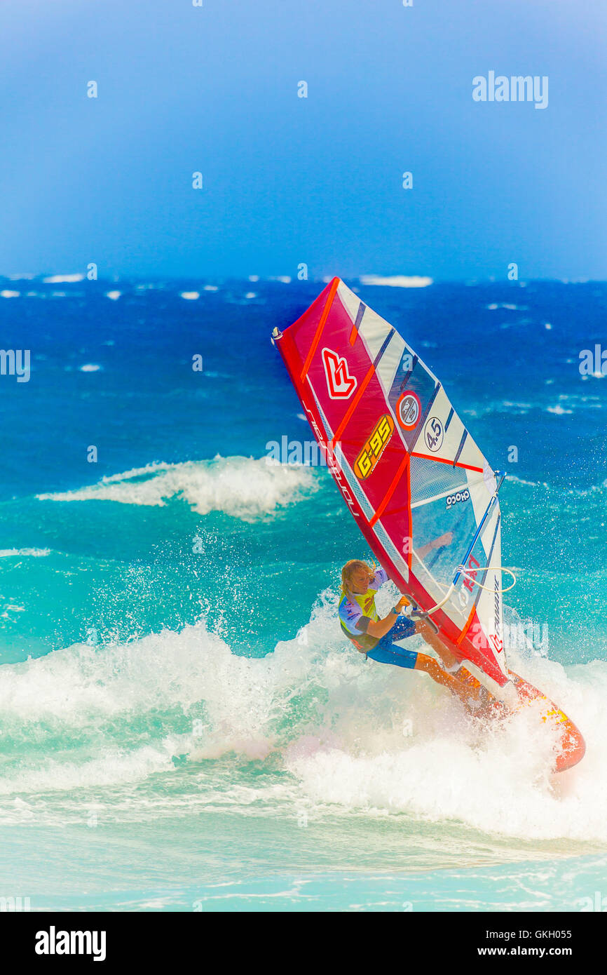 PWA world windsurfing championship Stock Photo - Alamy