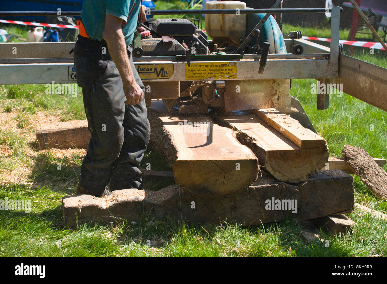 Saw mill worker hi-res stock photography and images - Alamy