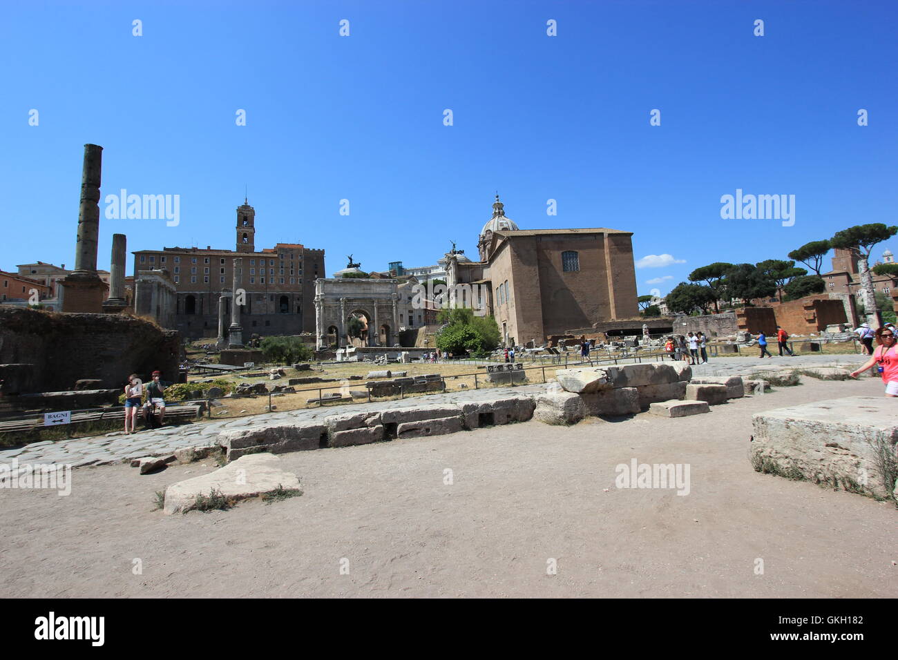 Roman Forum, Ancient Rome, Rome, Lazio, Italy, Europe Stock Photo - Alamy
