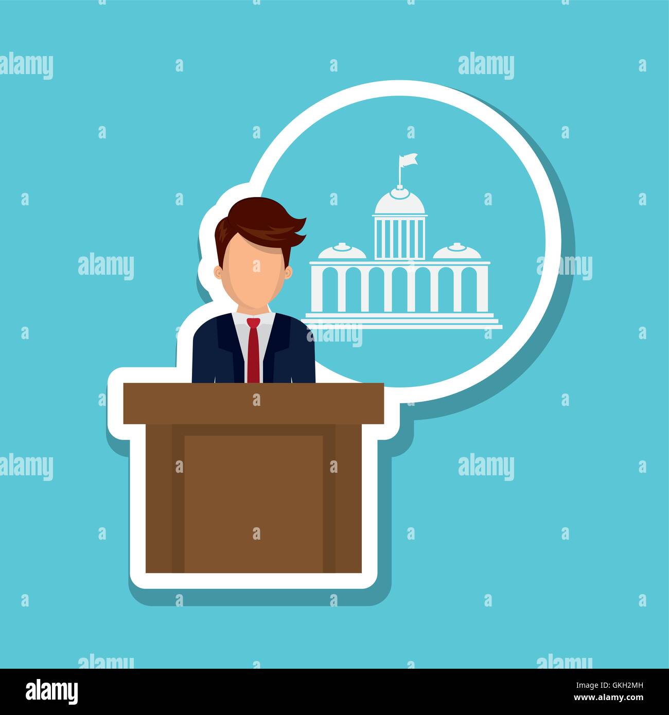 vote design over white background, vector illustration Stock Vector ...
