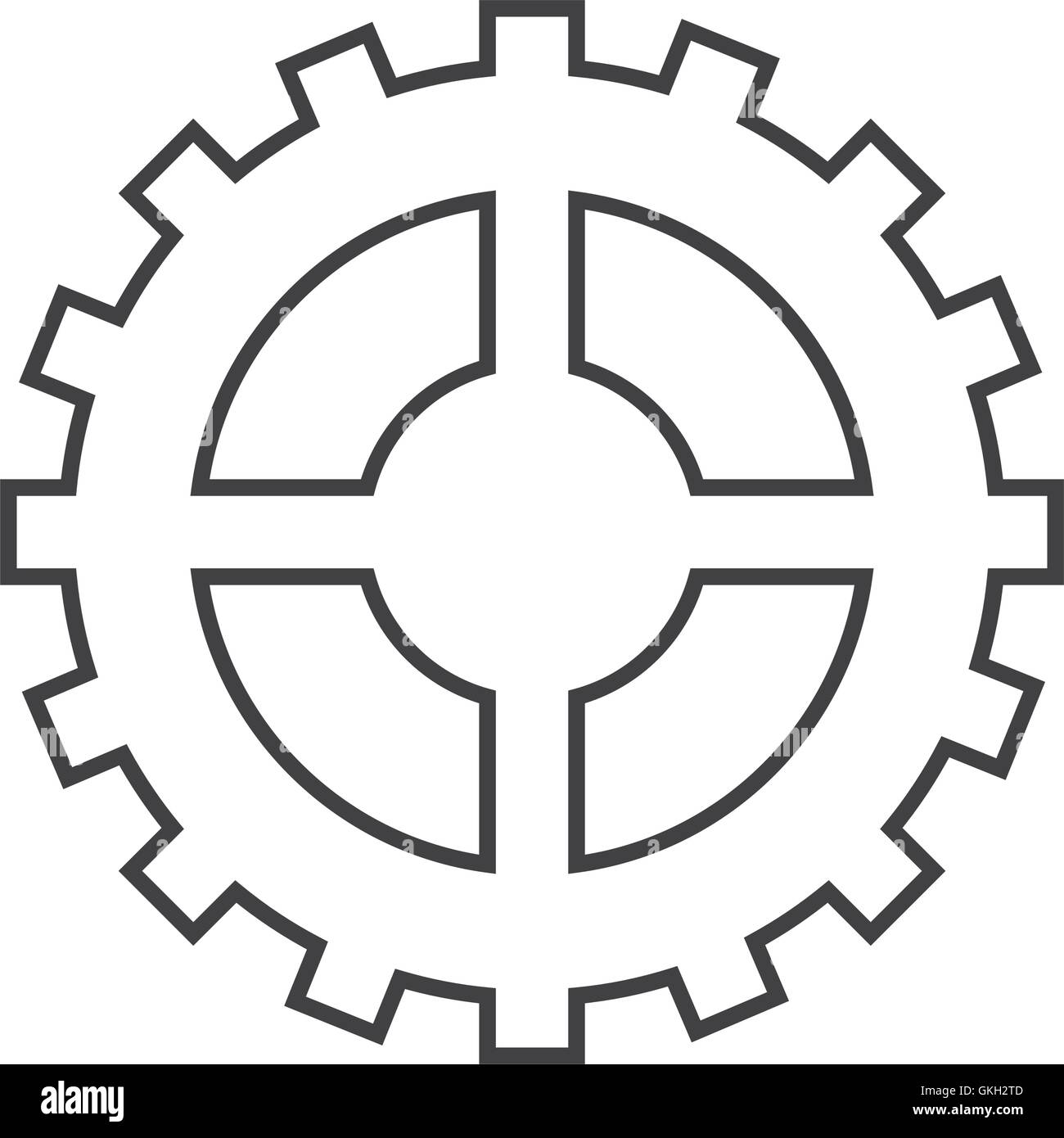gear cog circle design Stock Vector Image & Art - Alamy