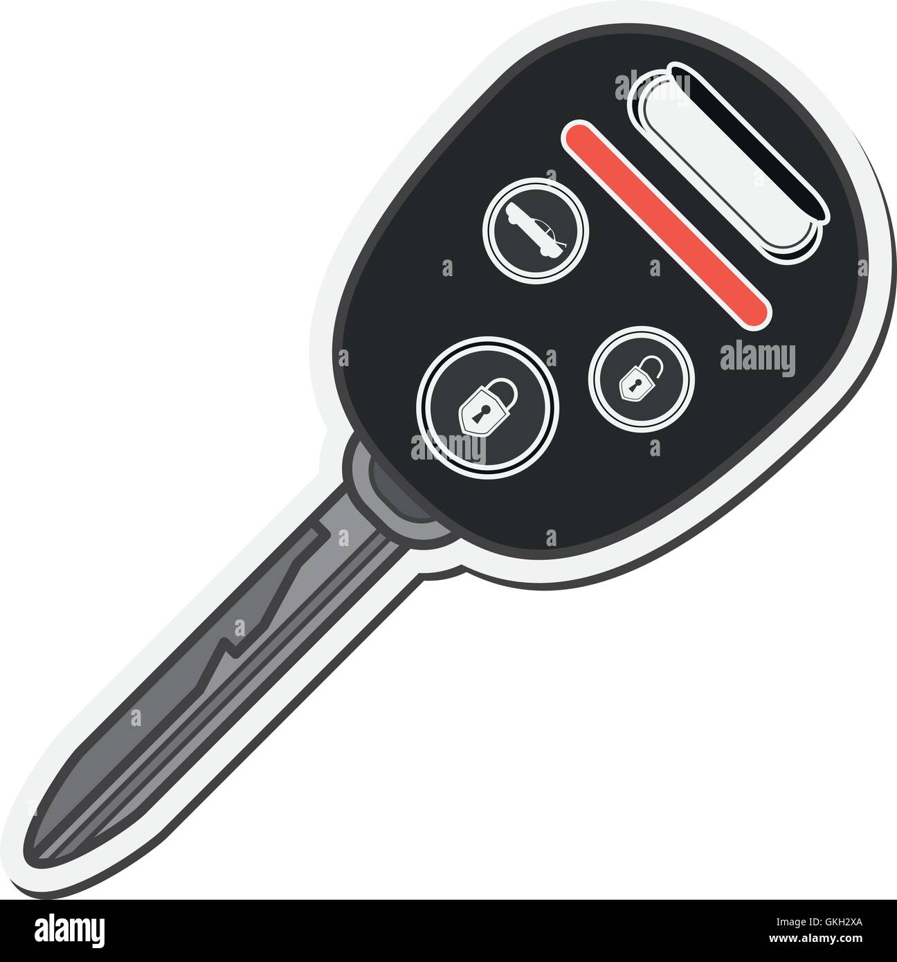 key car automobile design Stock Vector Image & Art - Alamy