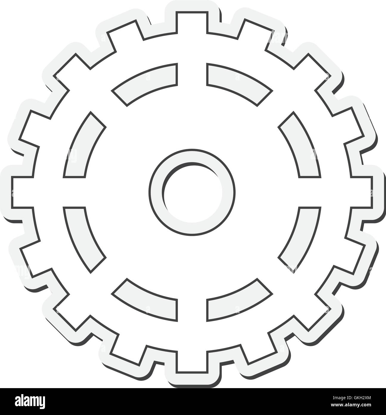 gear cog circle design Stock Vector Image & Art - Alamy