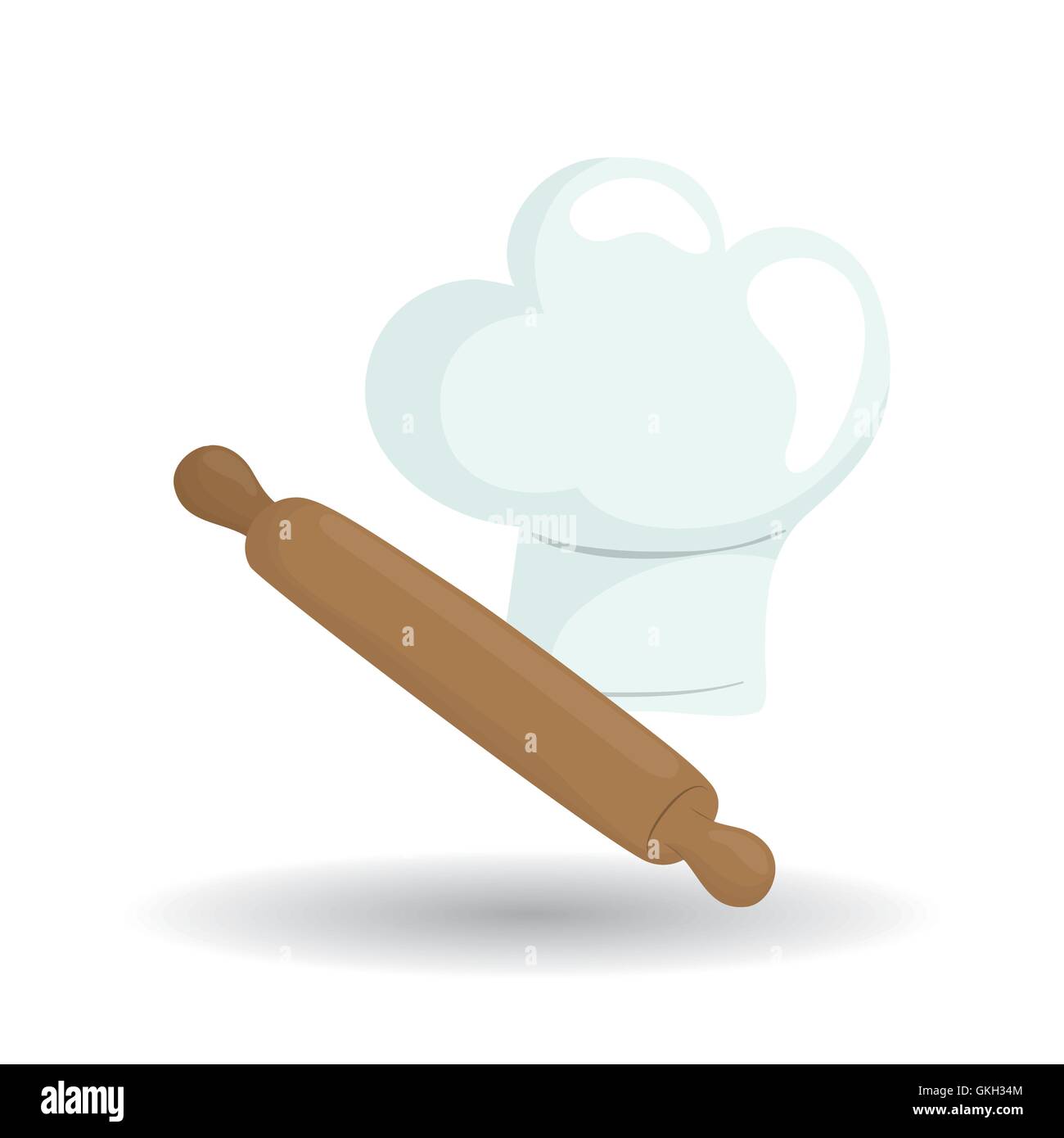 bakery equipment over white background, vector illustration Stock ...