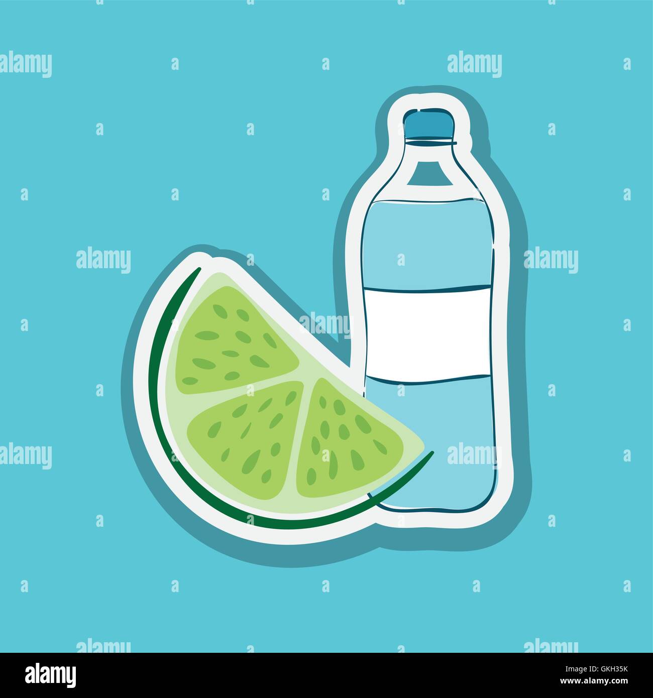 Healthy lifestyle design over white background, vector illustration ...