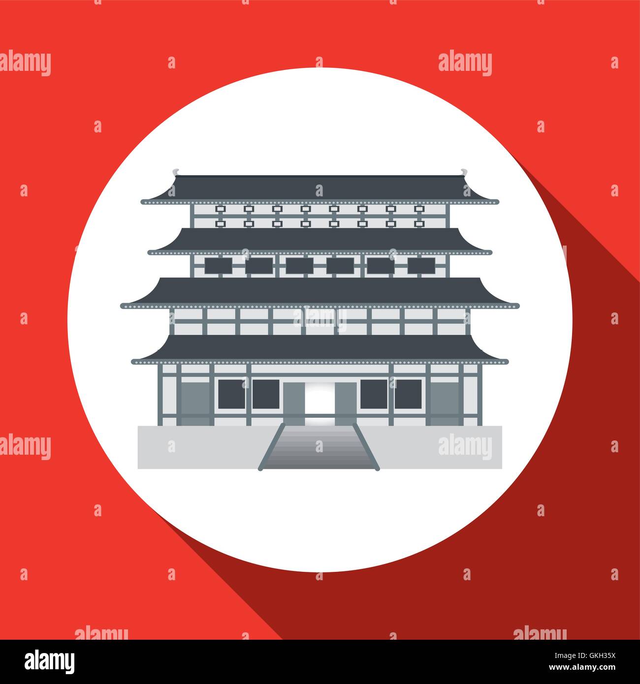 chinese culture design over white background, vector illustration Stock ...