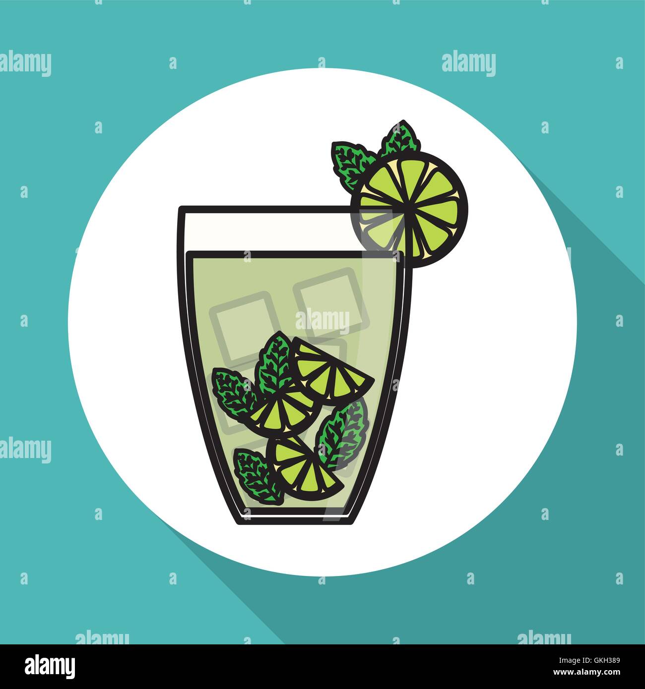 cocktail design over white background, vector illustration Stock Vector ...