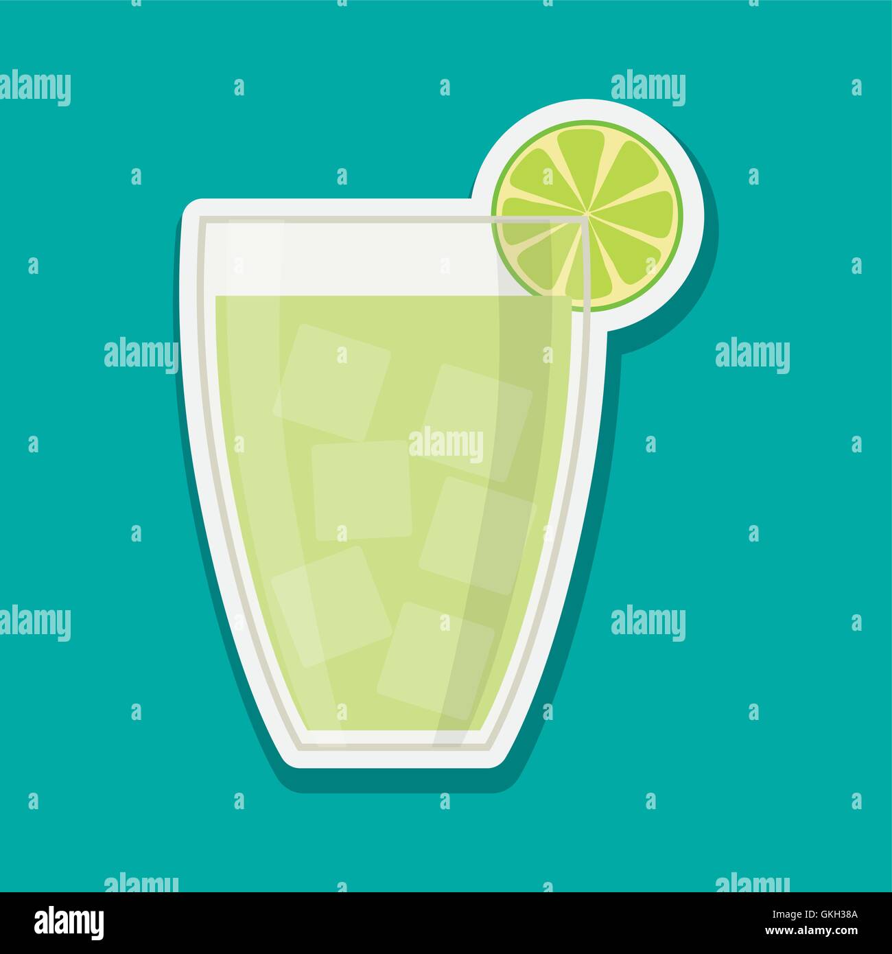 cocktail design over white background, vector illustration Stock Vector ...