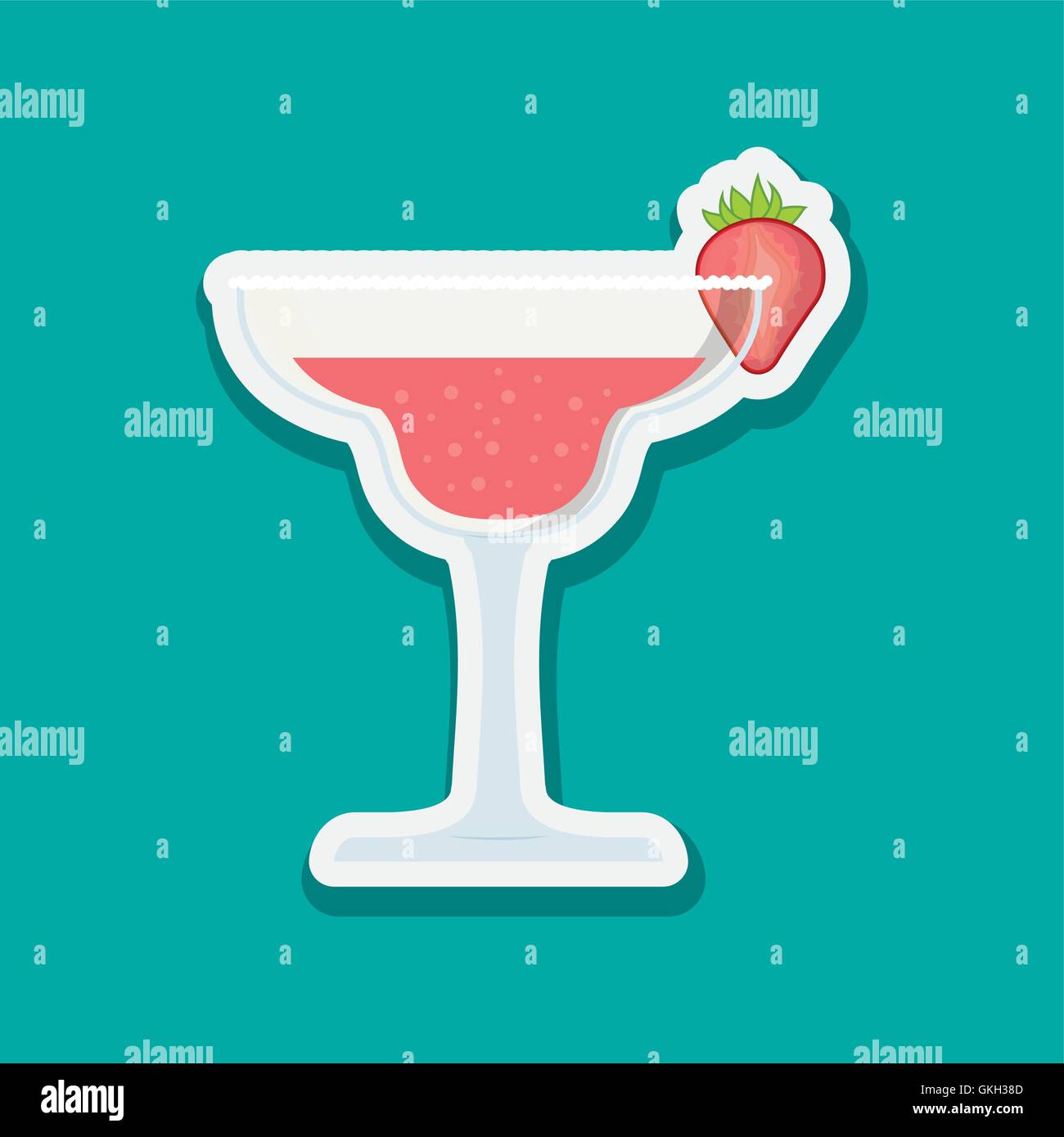 cocktail design over white background, vector illustration Stock Vector ...