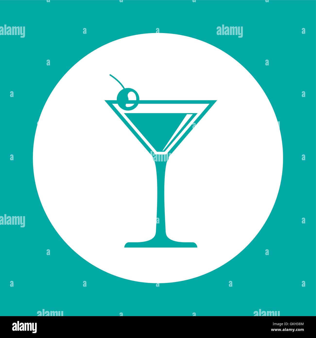 cocktail design over white background, vector illustration Stock Vector ...
