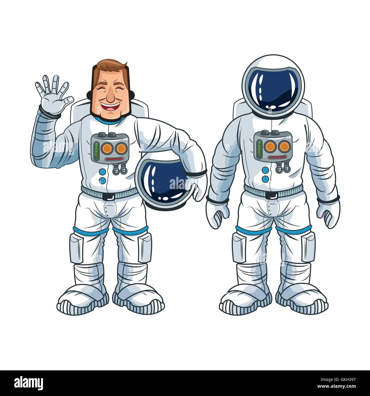 Astronaut space cartoon design Stock Vector Image & Art - Alamy