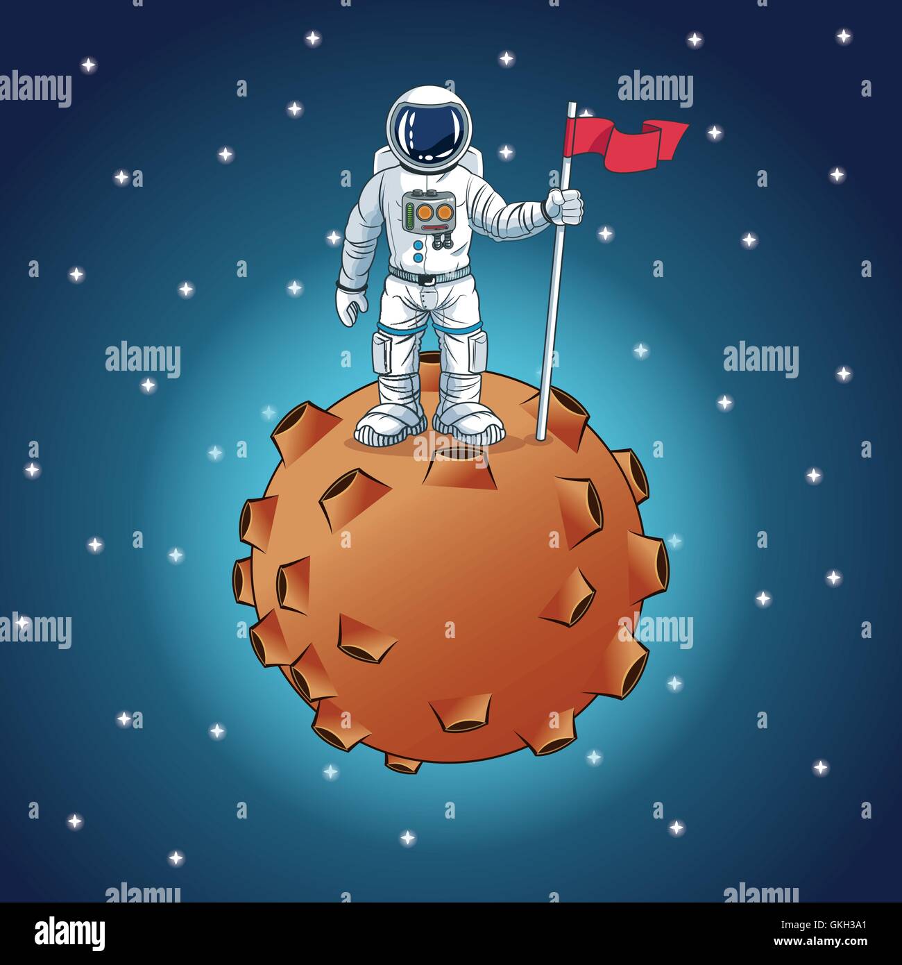 Astronaut space cartoon design Stock Vector Image & Art - Alamy