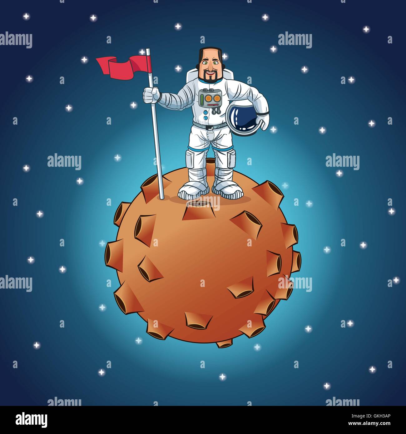 Astronaut space cartoon design Stock Vector Image & Art - Alamy