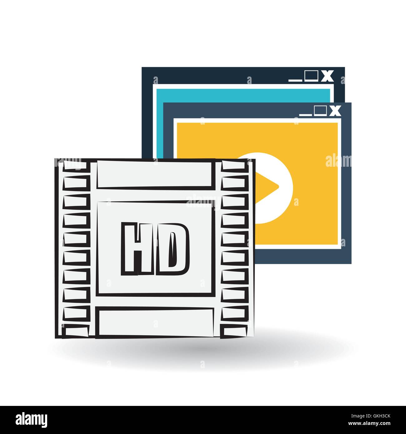 Movie vector design Stock Vector Image & Art - Alamy