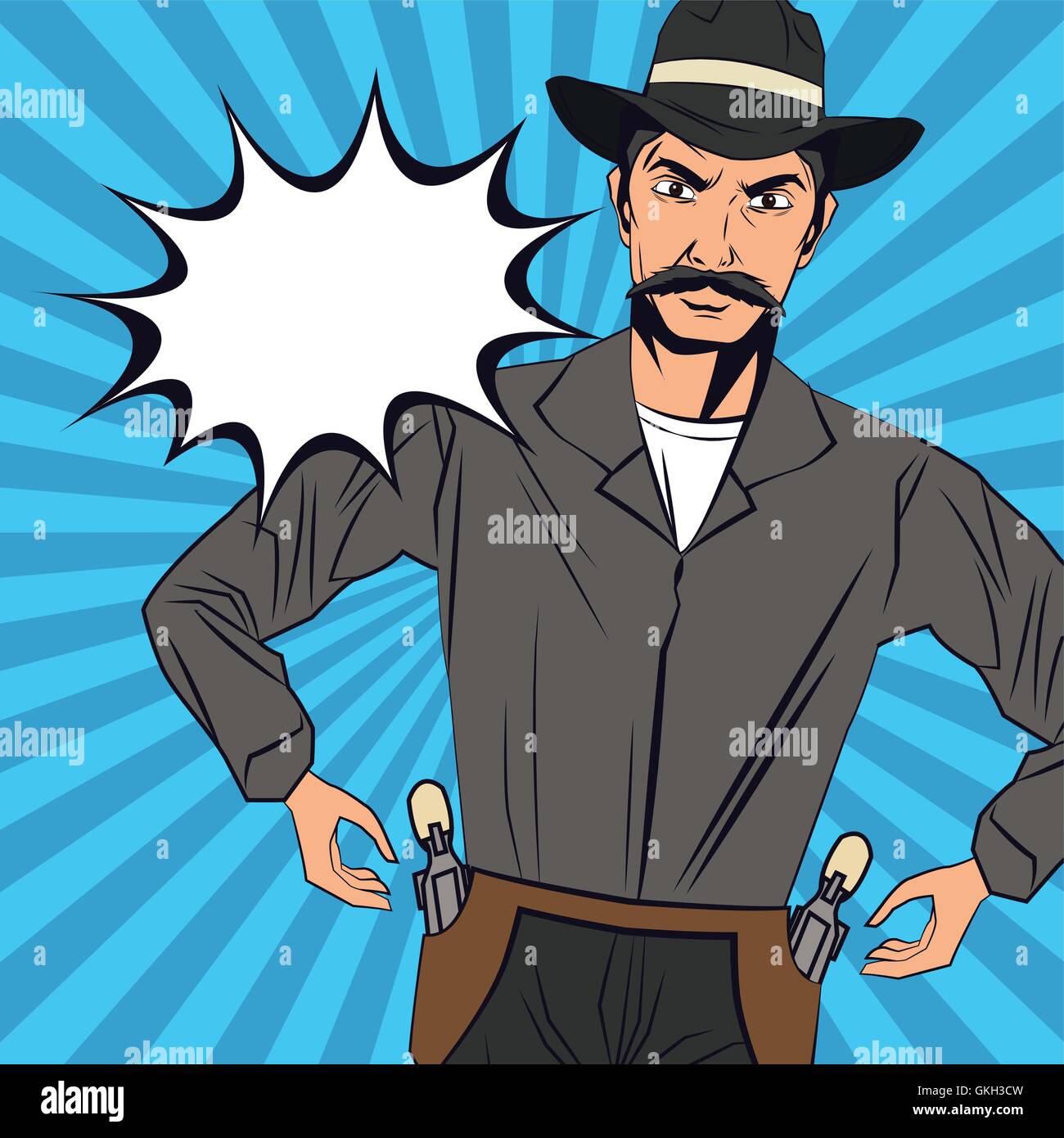 Cowboy man cartoon design Stock Vector Image & Art - Alamy